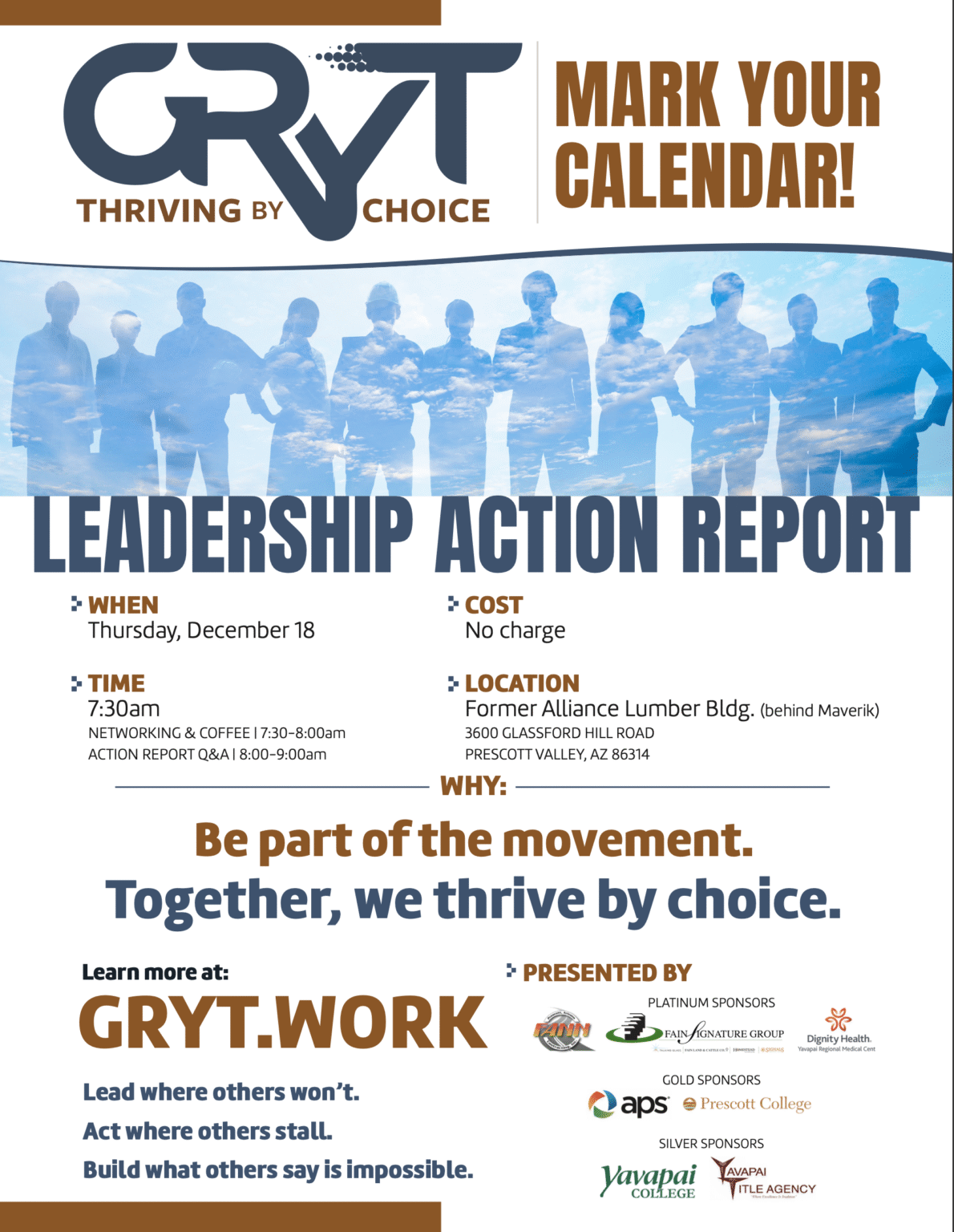 Dec 18th Leadership Action Report | GRyT